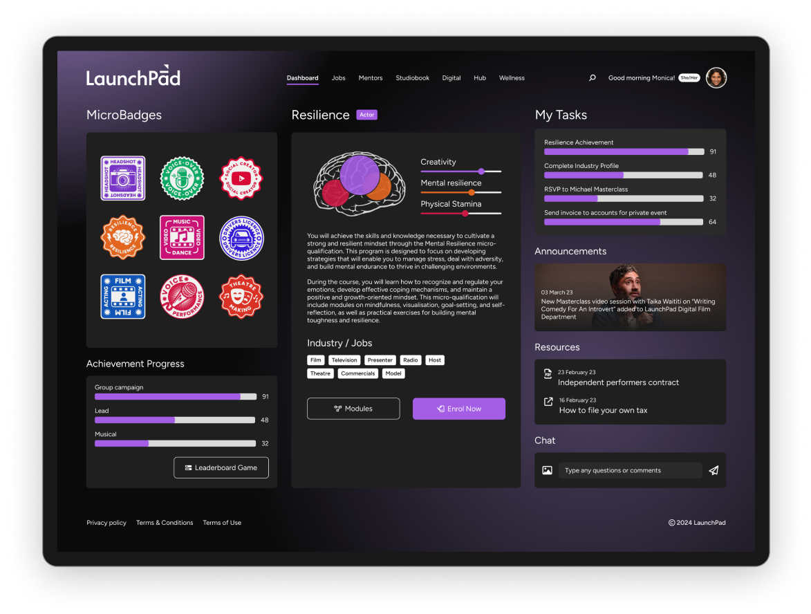 LaunchPad | Launching Creative Careers